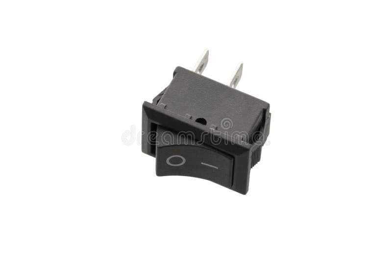 Switch button close-up stock photo. Image of voltage - 311094614