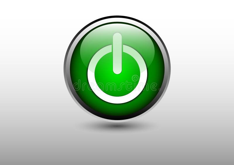 Switch on Buttons Symbol Icon Banner Stock Vector - Illustration of ...