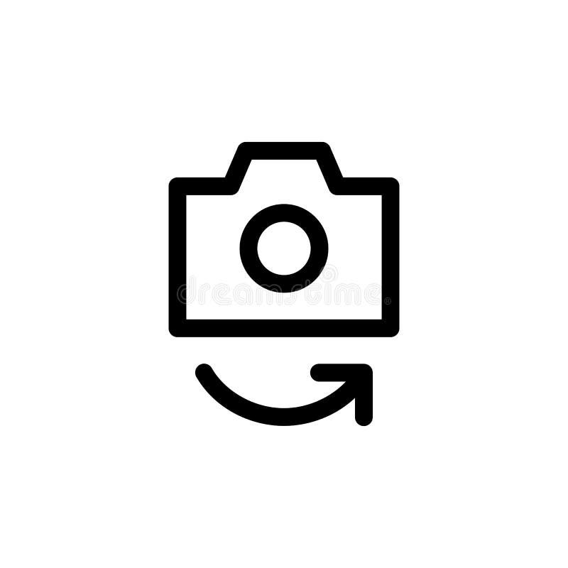 Switch Camera Icon in Filled, Thin Line, Outline and Stroke Style ...