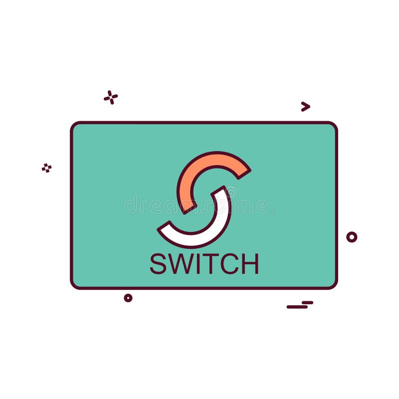 Switch Card Icon Design Vector Stock Vector - Illustration of debit ...