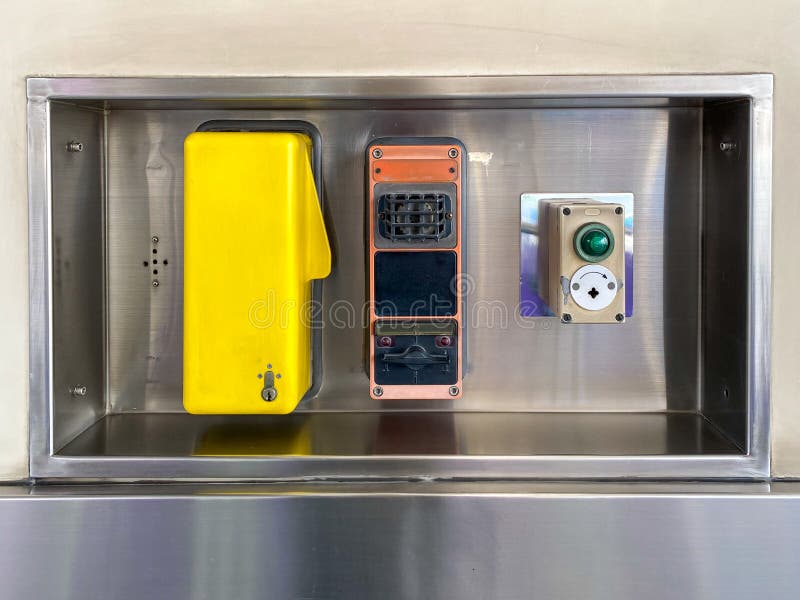 Switch Control Box and Emergency Call Editorial Stock Image - Image of ...