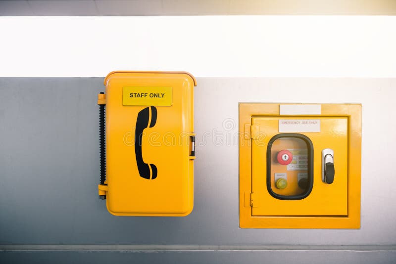 Emergency Call Box Station stock image. Image of customized - 15821821