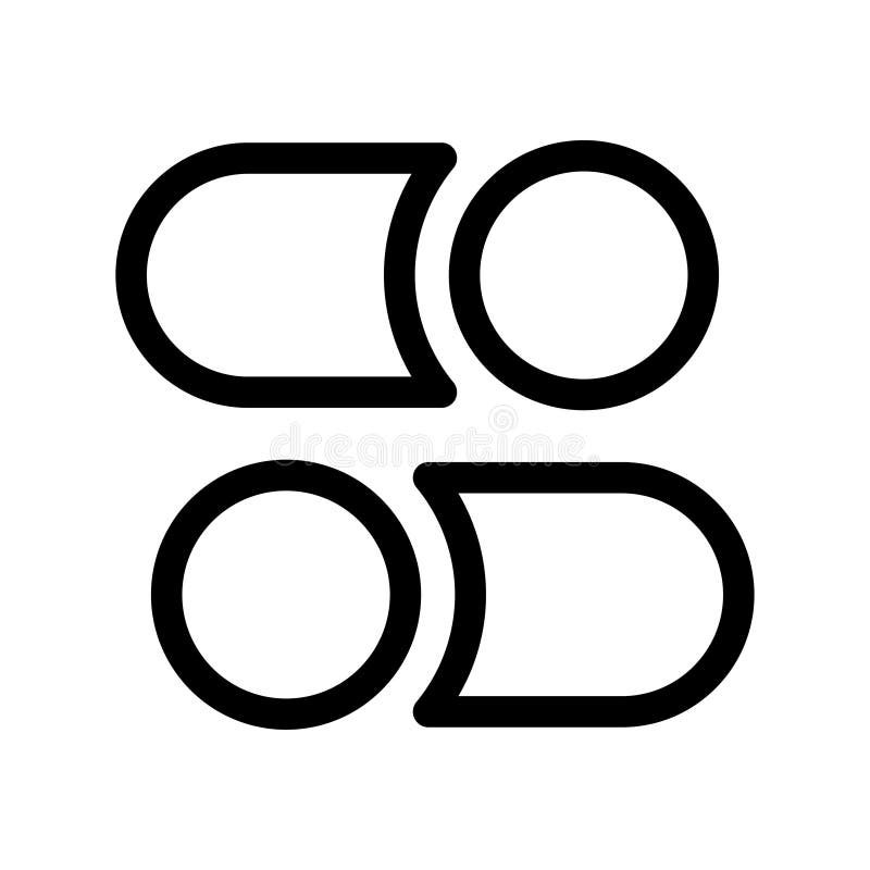 Switch Control Icon stock vector. Illustration of icon - 219805752