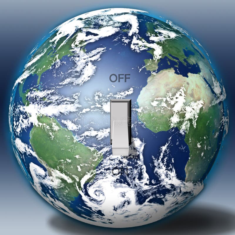 Switch Earth stock illustration. Illustration of continent - 17090775