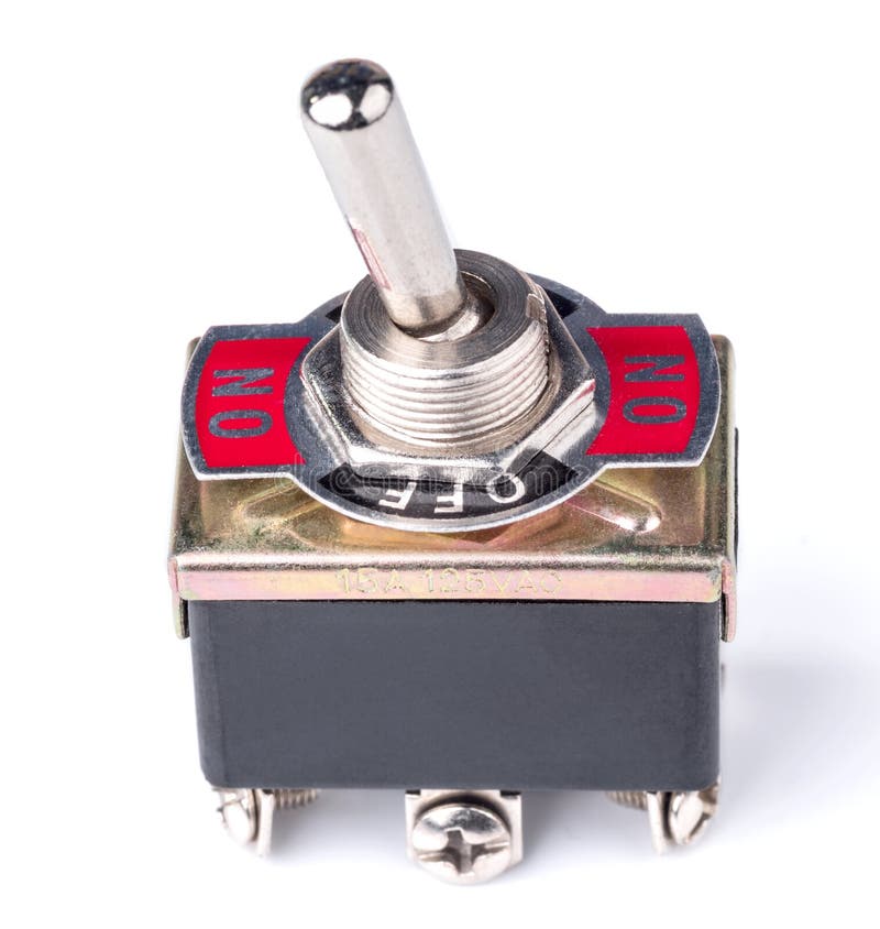 Switch of Electrical Protection Component Stock Image - Image of toggle ...