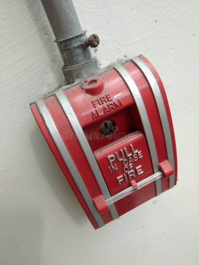 Switch Fire alarm stock photo. Image of siren, protection - 129972754