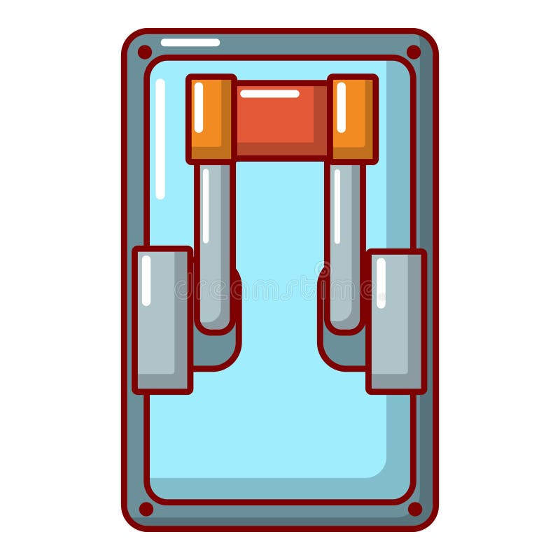 Switch Icon, Cartoon Style. Stock Vector - Illustration of mechanical ...