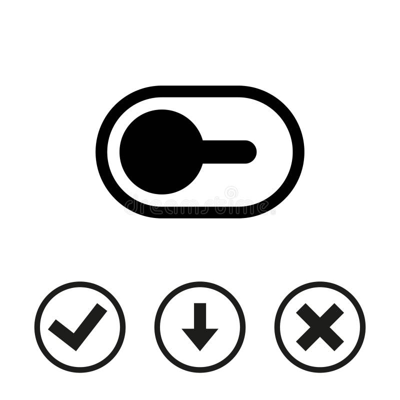 Switch Icon Stock Vector Illustration Flat Design Stock Vector ...