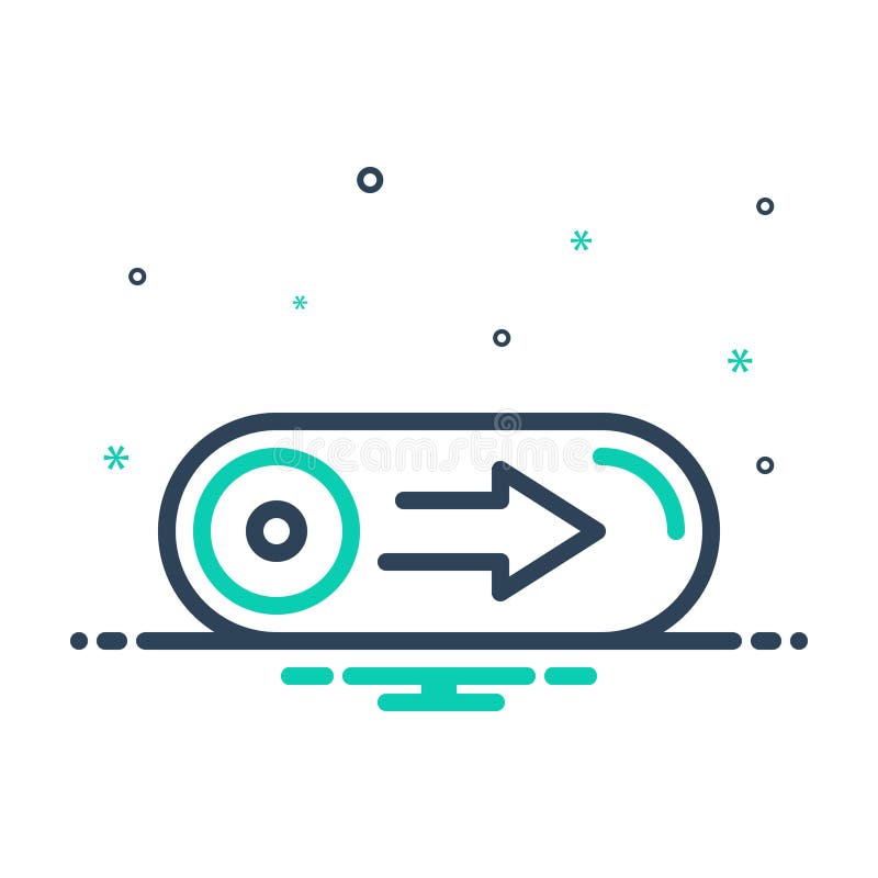 Mix Icon for Switch, Swipe and Arrow Stock Vector - Illustration of ...