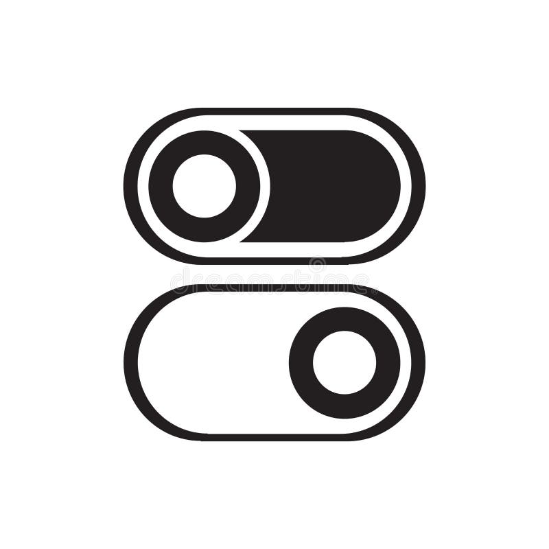 Switch Icon Vector Sign and Symbol Isolated on White Background, Switch ...