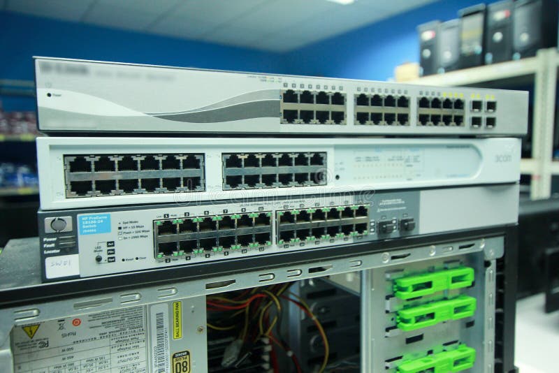 Switch for Internetnetwork Setup Tool Editorial Stock Image - Image of ...