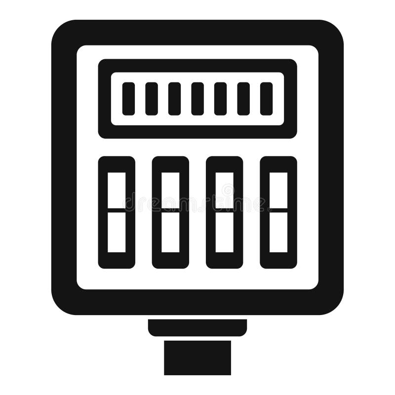 Switch Junction Box Icon Simple Vector. Electric Power Stock Vector ...