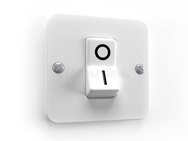 Switch OFF stock illustration. Illustration of button - 14487929
