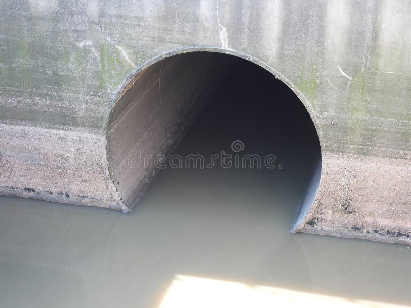 Switch-off Chamber of the Interceptor Sewer 4 Stock Photo - Image of ...