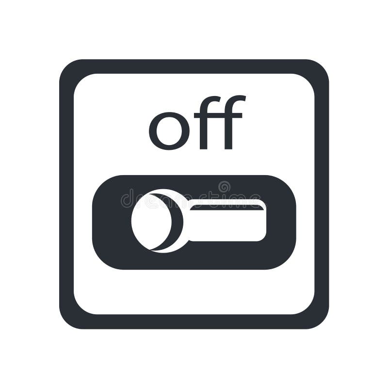 Turn off your computer! stock illustration. Illustration of sign - 4708457