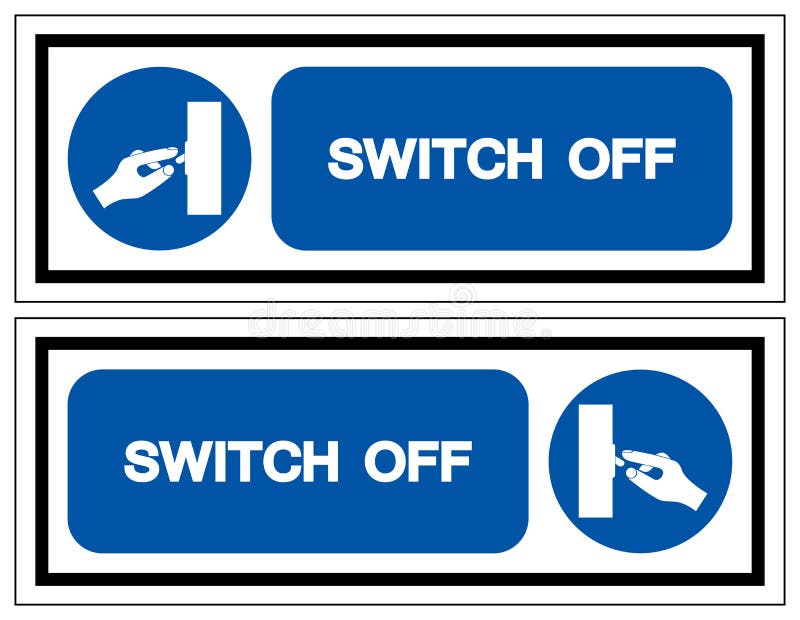Switch Off Symbol Sign ,Vector Illustration, Isolate on White ...