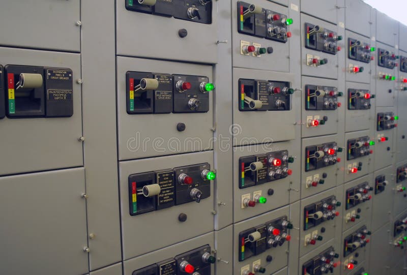 Switch panel. stock image. Image of breaker, connect - 24650093