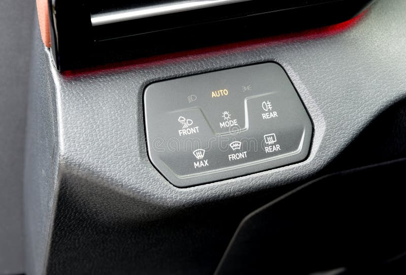 Switch for Passenger Car Lights Stock Image - Image of blinker ...