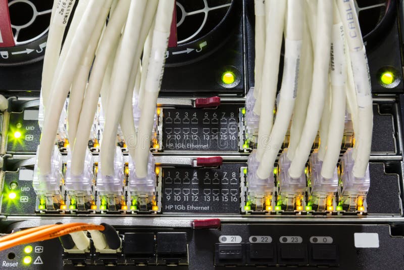 Switch ports stock image. Image of electrical, industry - 39798427