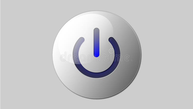 Switch Power Button 3d Vector Stock Vector - Illustration of hexagon ...