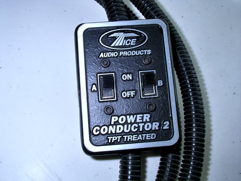 Switch of a Power Conductor Editorial Stock Image - Image of switch ...