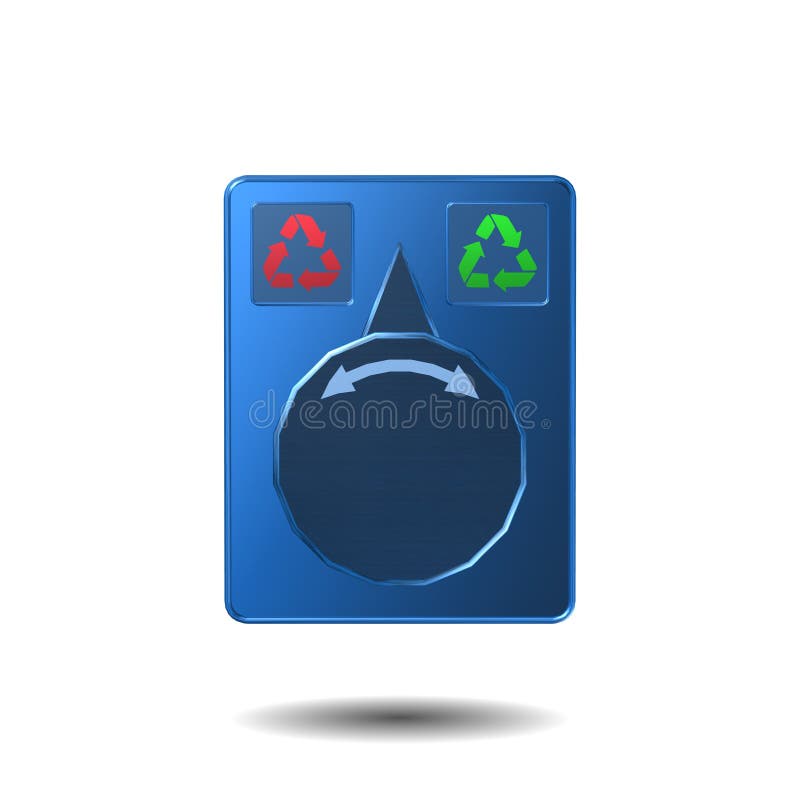 Switch, Recycling, 3d Illustration Stock Illustration - Illustration of ...