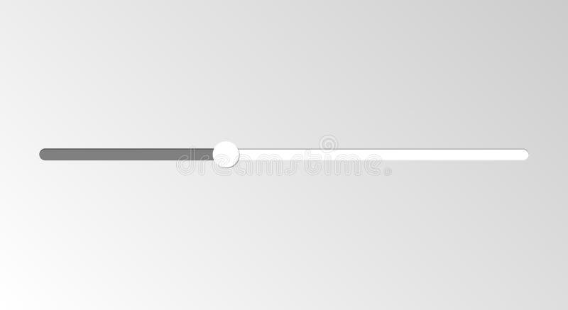 Switch Slider Icon in Flat Style. Volume Control Vector Illustration on ...