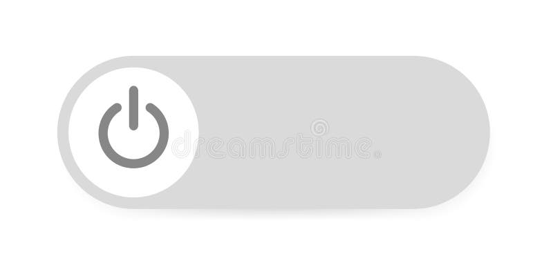 Switch Toggle Button . Power Button Icon . Grey Button Off on , Vector ... Switch Toggle Button . Power Button Icon . Grey Button Off on , Vector ...