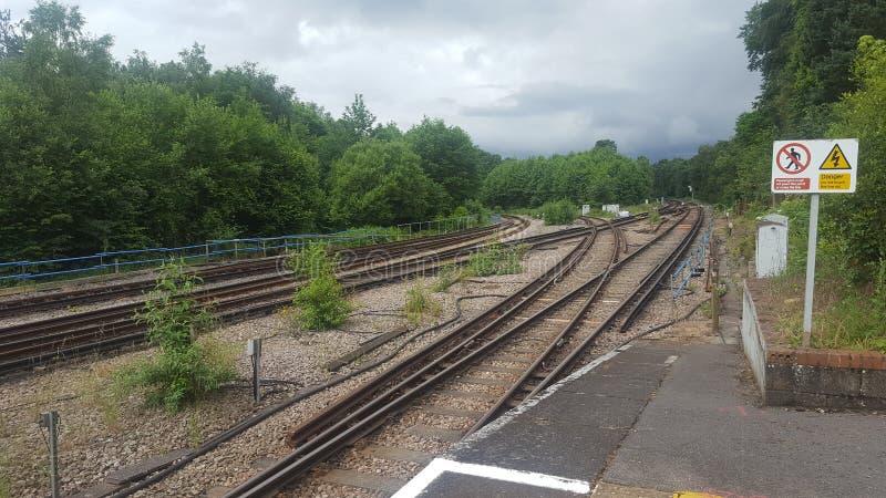 Switch tracks stock photo. Image of tracks, switch, platforms - 73038202