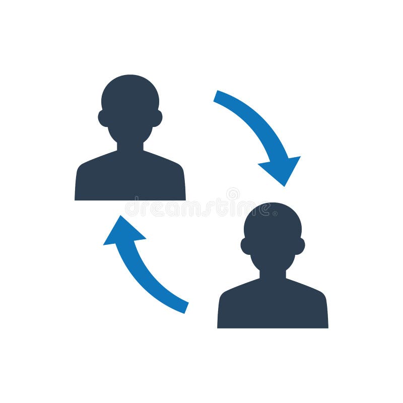 Switch user icon stock vector. Illustration of turn - 128915766