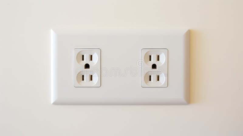 Switch wall outlet stock illustration. Illustration of design - 343550006