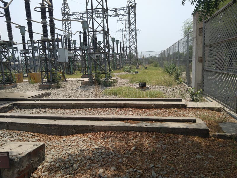 Switch Yard of a Thermal Power Plant Stock Photo - Image of environment ...