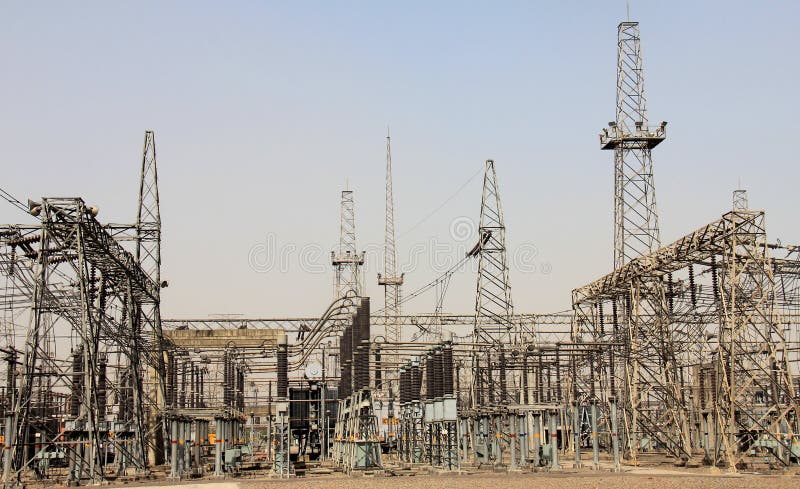 Switch Yard of a Thermal Power Plant Stock Photo - Image of environment ...