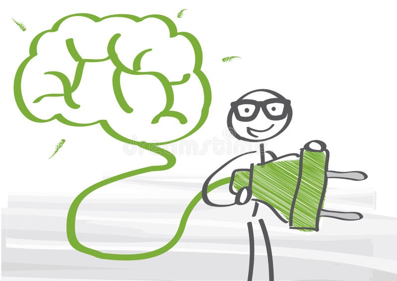 Stick Figure Brain Stock Illustrations – 400 Stick Figure Brain Stock ...