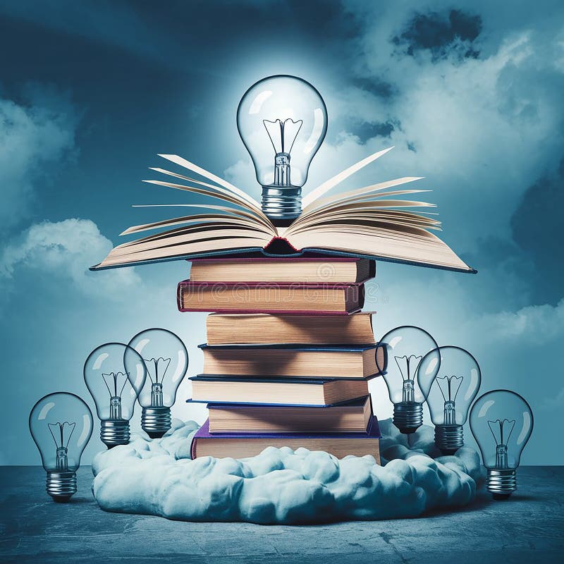 Switch on your mind stock illustration. Illustration of enlightenment ...