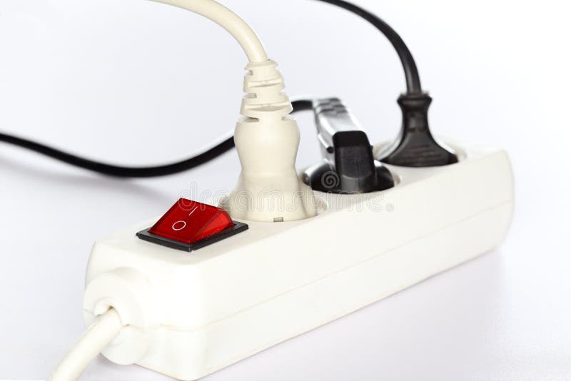 Switchable plug socket stock image. Image of detail, conserve - 60068129