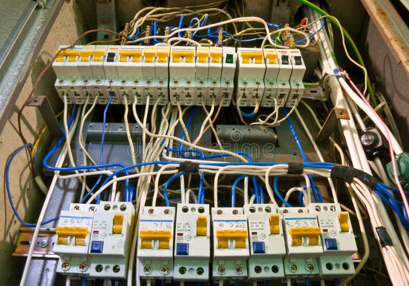 Switchboard stock image. Image of high, cable, electricity - 5374263