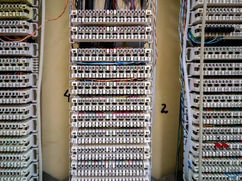 Switchboard. Control Panel Communication Stock Image - Image of network ...