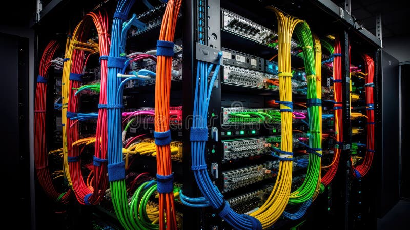 Switchboard data house stock illustration. Illustration of scalability ...