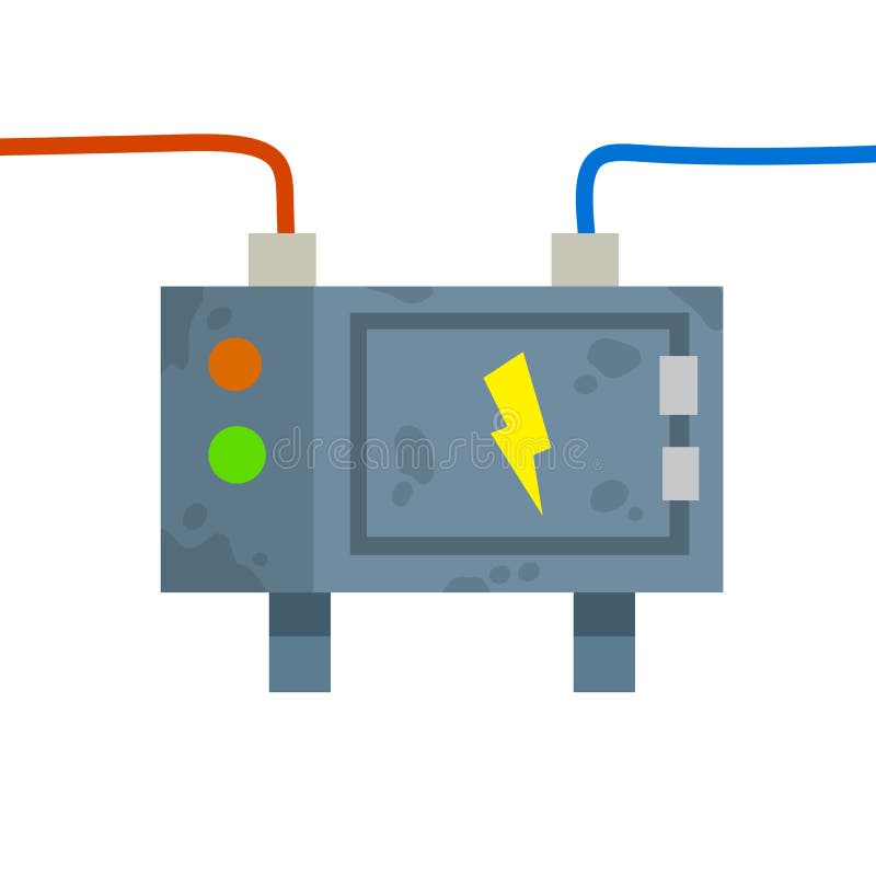 Switchboard. High Voltage Sensor. Technical Industrial Appliance Stock ...