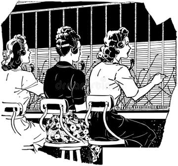 Switchboard Operators 2 stock vector. Illustration of operators - 42094489