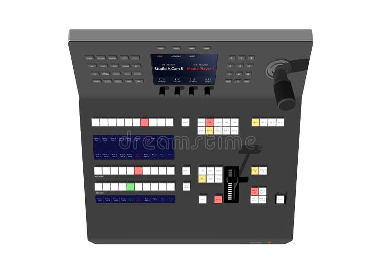 Switcher for Video Prodcution Stock Illustration - Illustration of ...