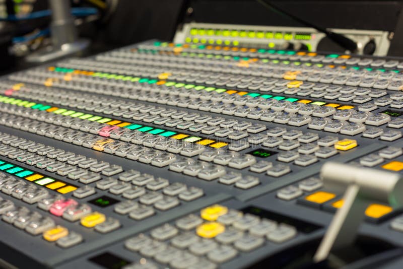 Switcher stock photo. Image of broadcast, switcher, equipment - 66828528