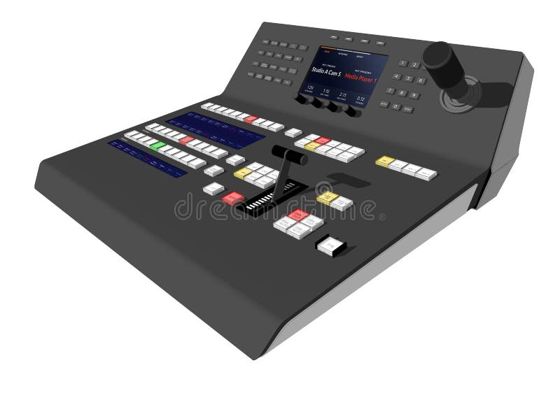 Switcher for Video Prodcution Stock Illustration - Illustration of ...