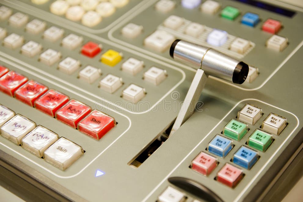 Switcher video stock image. Image of audio, broadcasting - 45772881