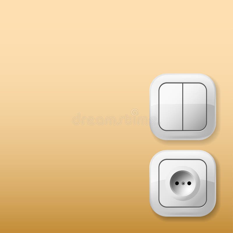 Switches and socket stock vector. Illustration of abstract - 51043485