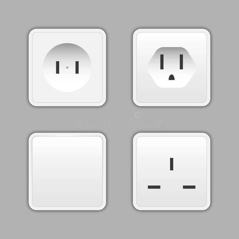 Different power switches stock vector. Illustration of appliance ...
