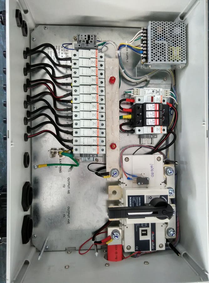 Switchgear with Power Box and Other Connection Editorial Stock Image ...