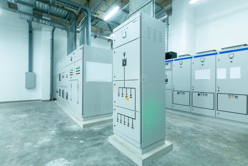 Switchgear,Industrial Electrical Switch Panel at Substation of Power ...