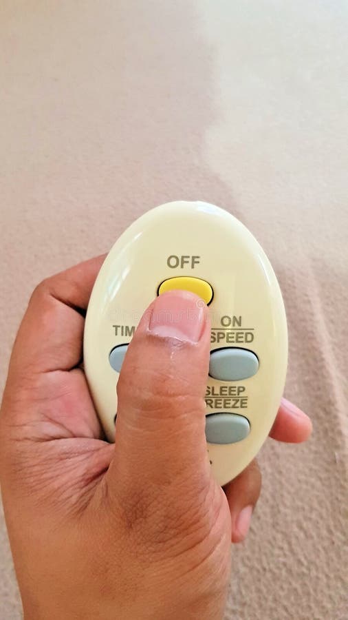 Switching Off with remote stock photo. Image of turning - 105031352